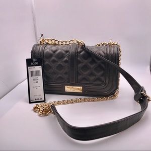 BCBG | Bags | Authentic Bcbg Slate Gold Quilted Chain Purse | Poshmark